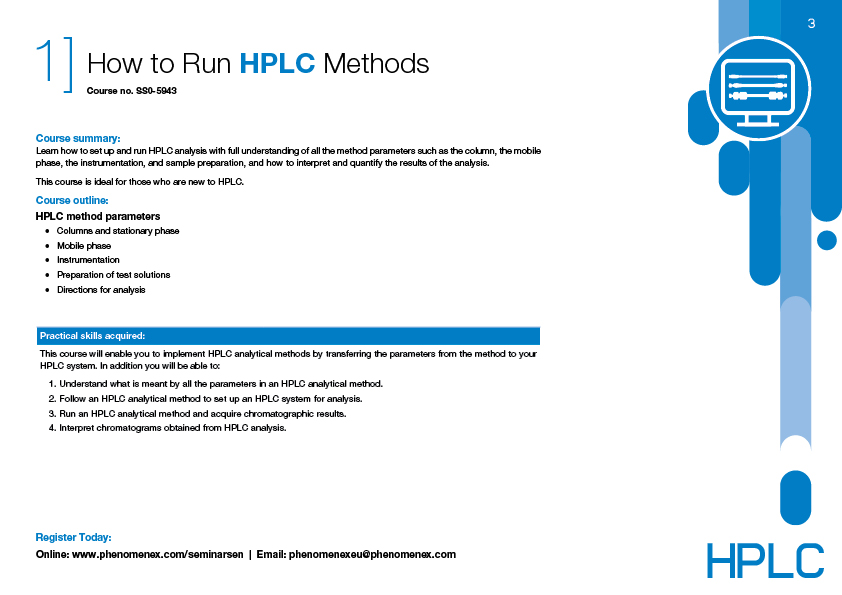 Chromatography Training Seminars 2022